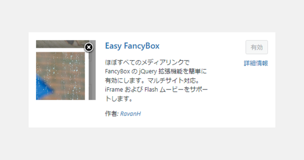 クリックで画像拡大するワードプレスプラグイン「Easy FancyBox」 | 100文字でわかる百科事典『100文字百科』